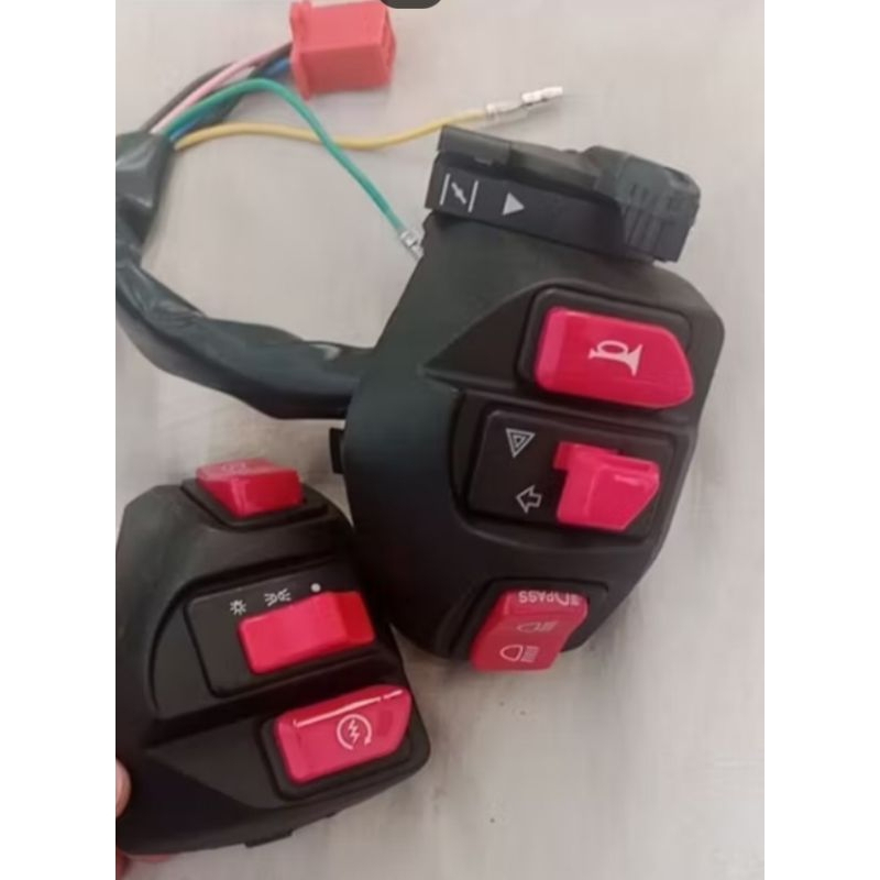 Switch set mio all new left right Vietnam plus hazard switch pair of ...