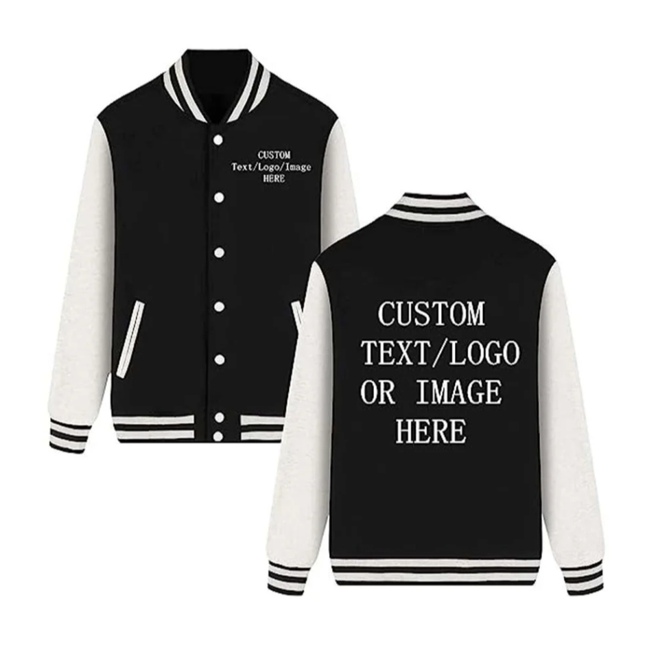 CUSTOM AND PLAIN VARSITY BASEBALL JACKET BIG SIZE S-6XL CUSTOM VARSITY ...