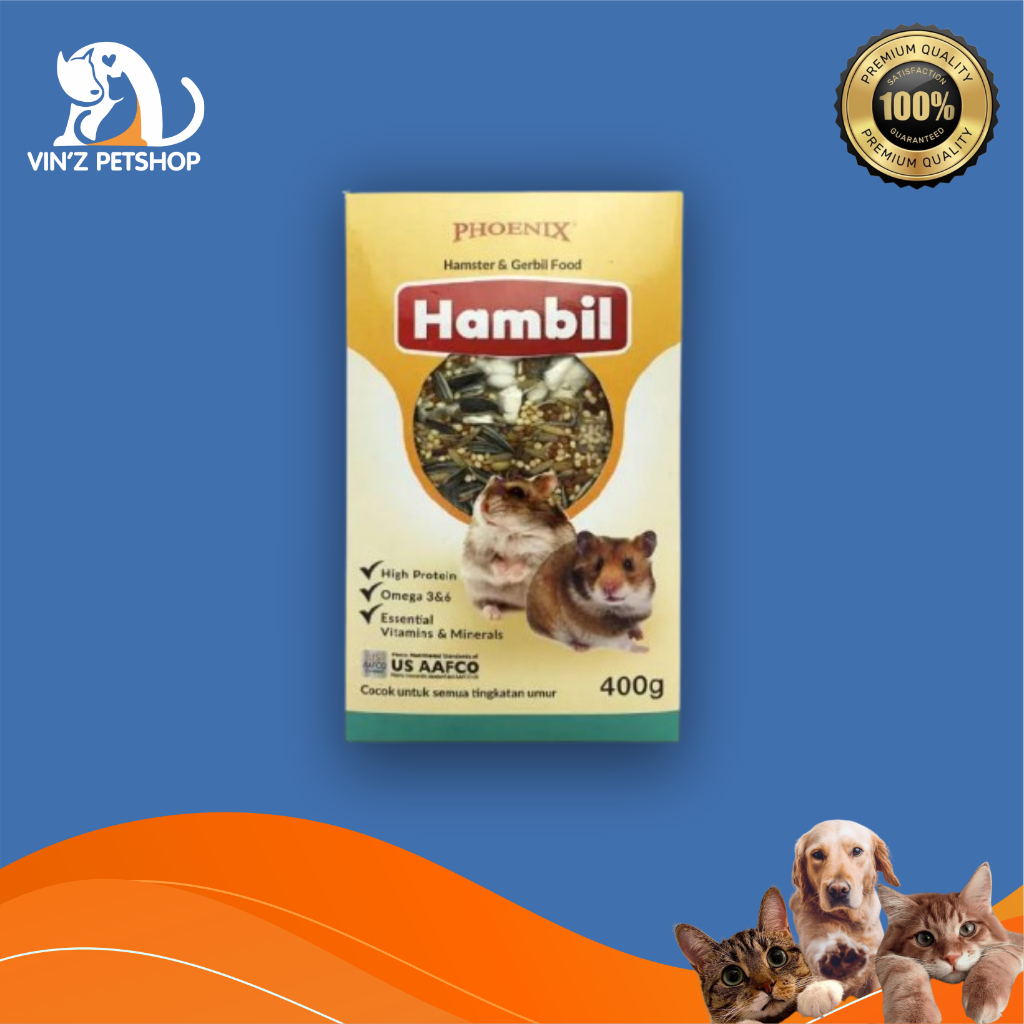 Hamster Food & Gerbil Food HAMBIL Phoenix 400g | Shopee Philippines