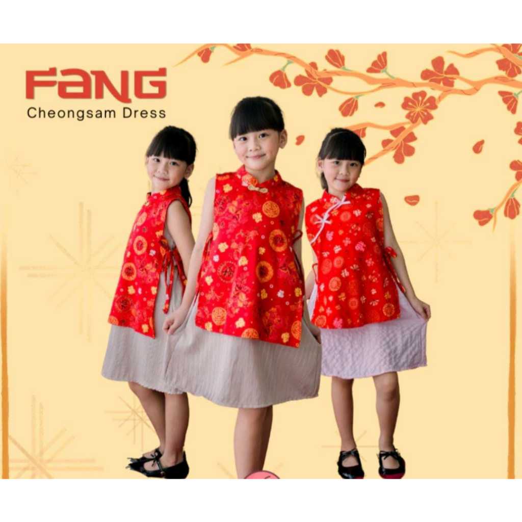 CHILDREN'S IMLEK DRESS AGED 2 TO 10 YEARS / CHEONGSAM FANG DRESS QIPAO ...