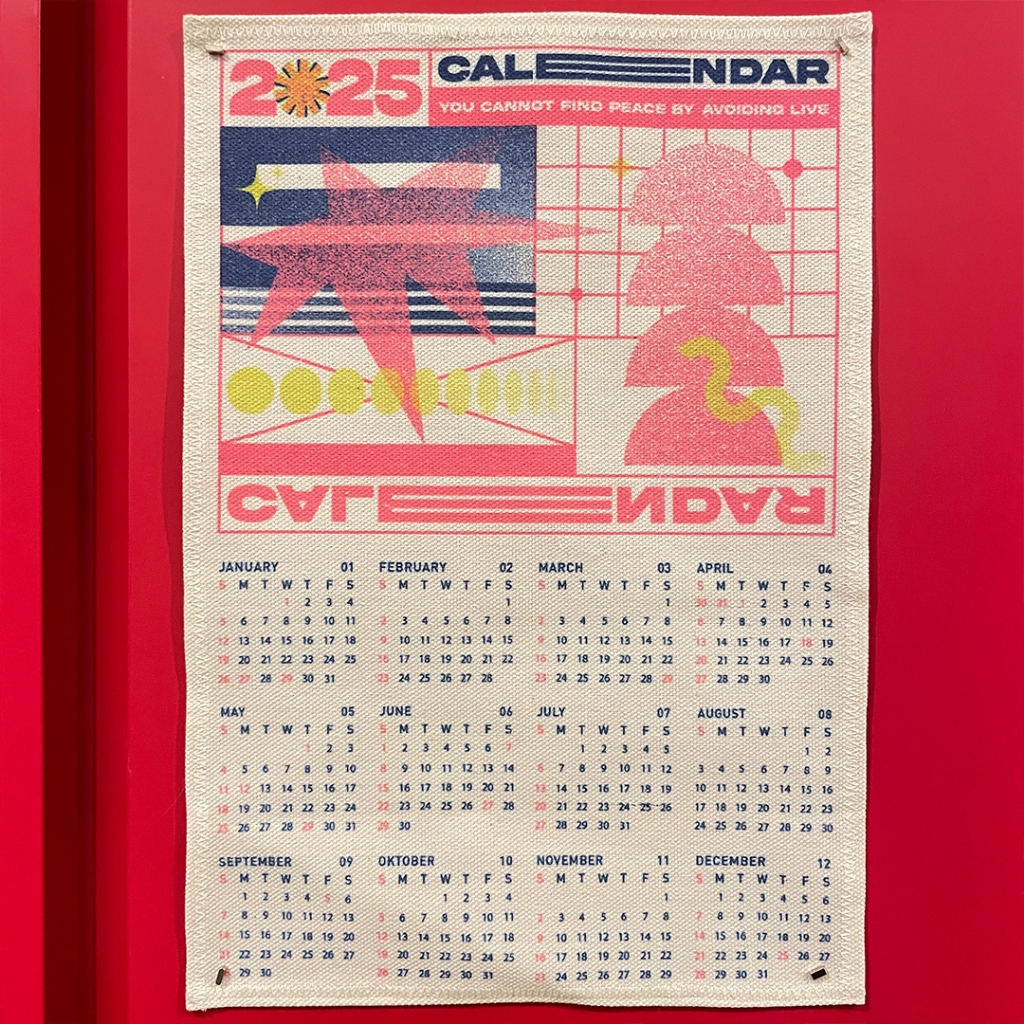 Calendar Fabric 2025 | 2025 Calendar | Aesthetic Cloth Calendar ...