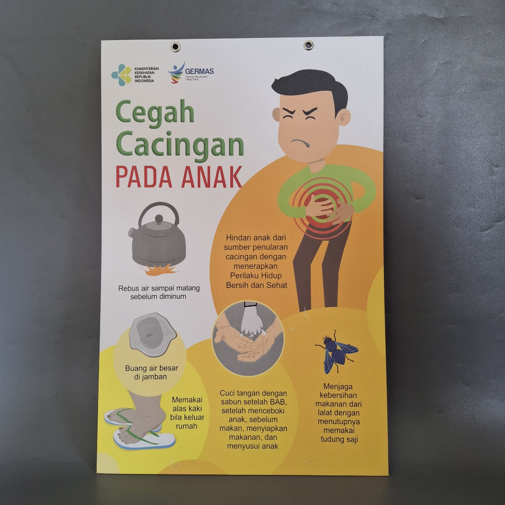 Hard Poster Prevents Worms in Children - Hard Poster Prevents Worms ...