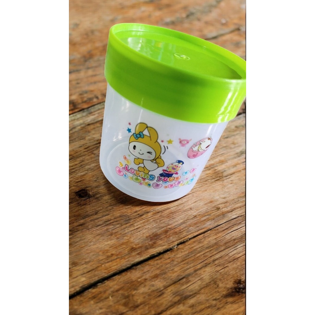 Mini round jar with swivel lid, easy to open with lid, 500 grams ...