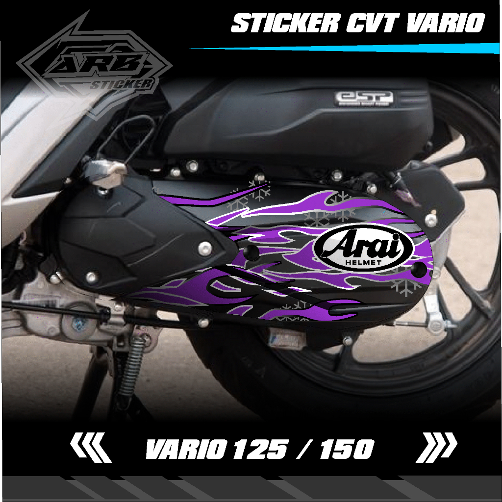 Cvt Sticker All Variant Motorcycle Livery ARAI Fire RX7 TRANSPARENT ...