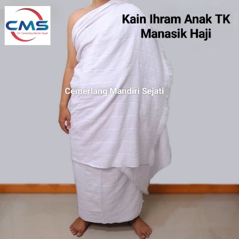Ihram Cloth for Kindergarten/Primary Boys / Ihram Manasik Haji Cloth ...