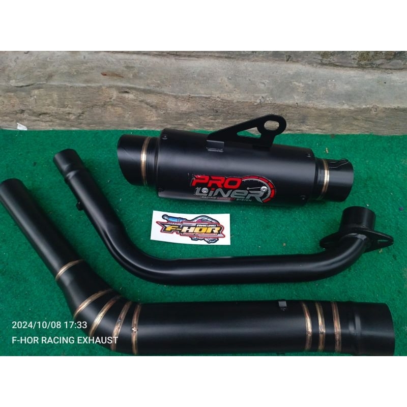 Proliner Super Open spec pipe 1set and big ellbow for tmx rusi raider ...
