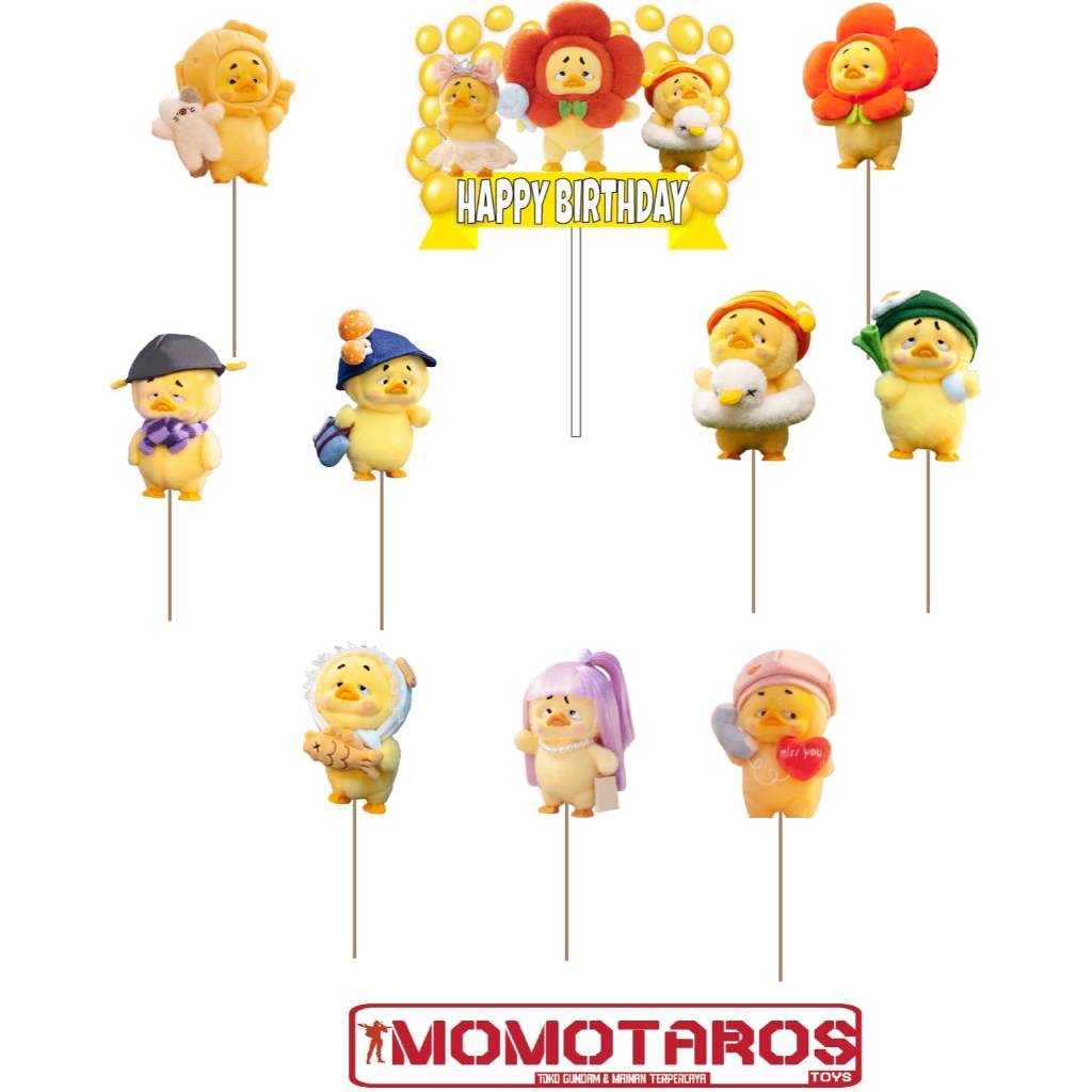Upset Duck Sad Duck cake Topper contains 10 pcs | Shopee Philippines