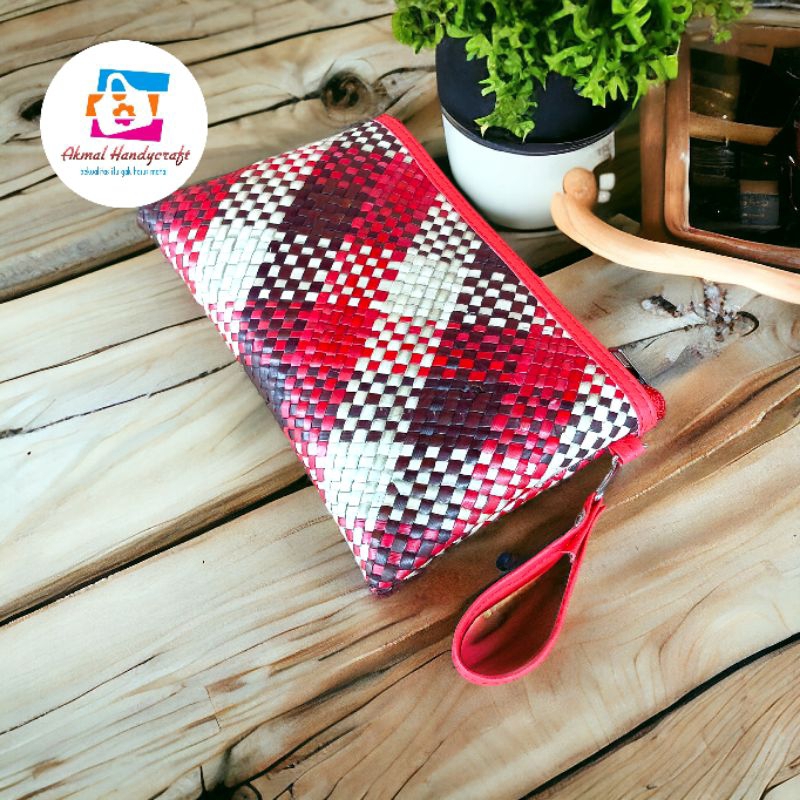 Very Unique Women's Wallet Made from Woven Pandan Material with Various ...
