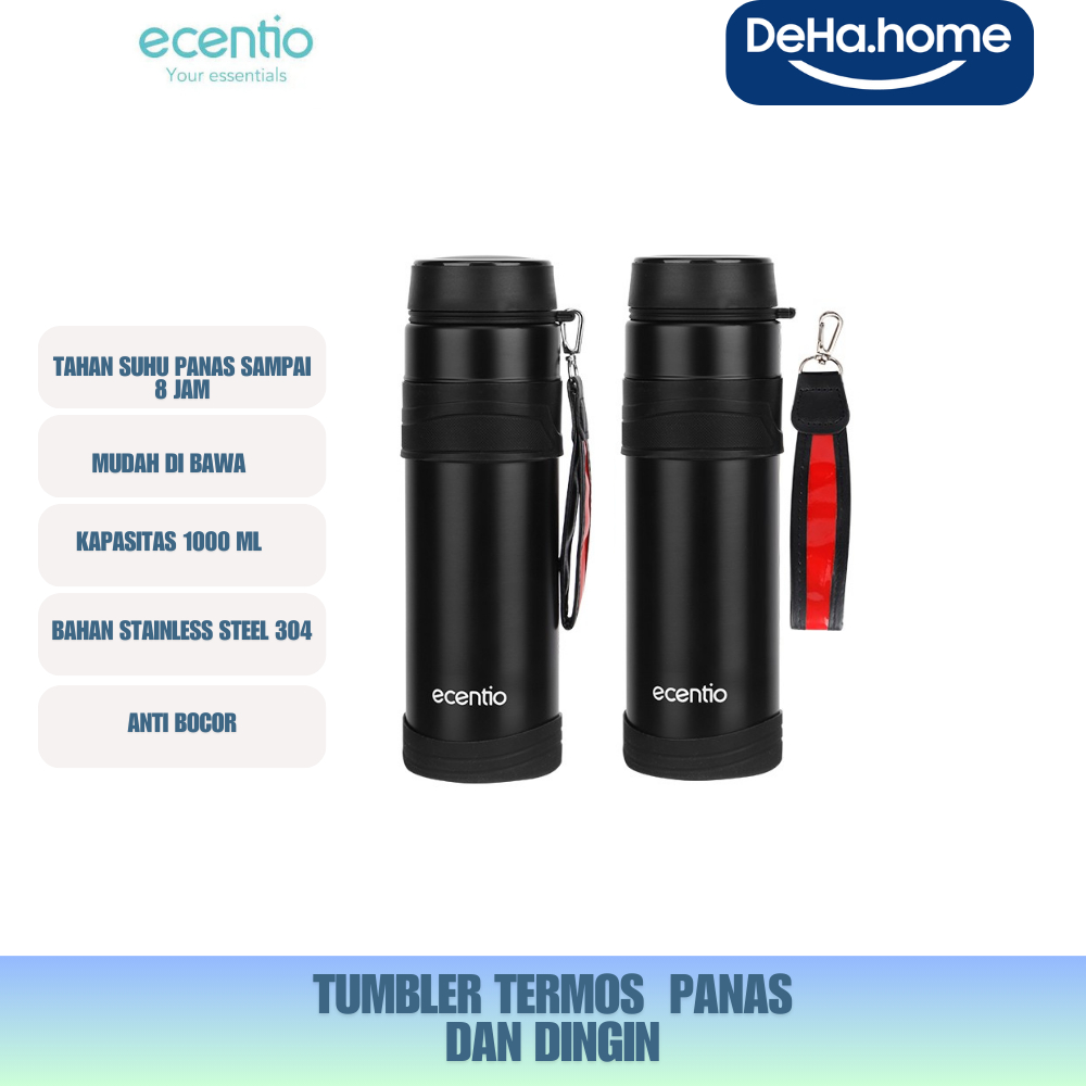 Ecentio 1 liter hot and cold drinking bottle Tumbler | Shopee Philippines