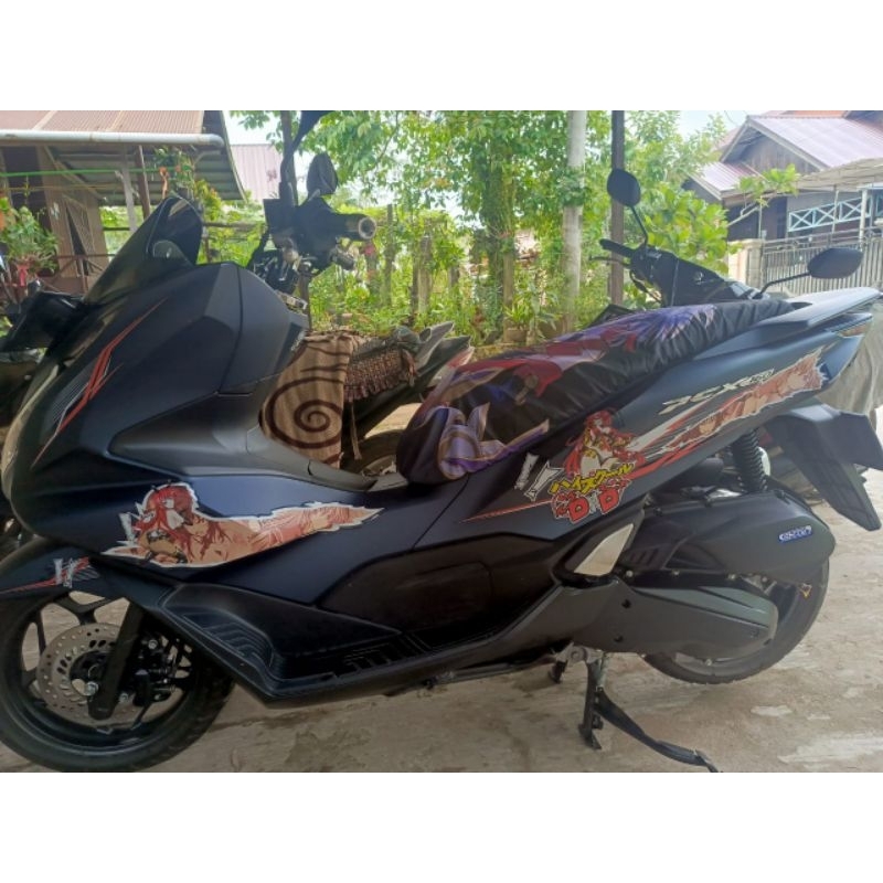 Striping STICKER ALL NEW PCX 160 TRANSPARENT START DESIGN ANIME RIAS ...