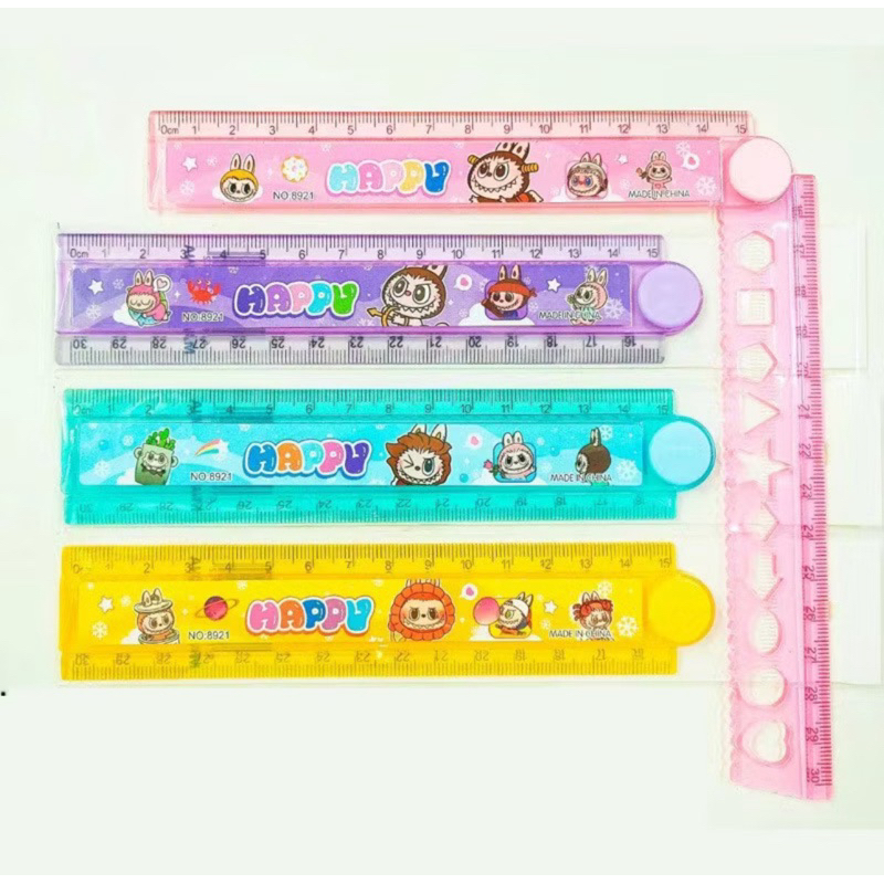 Unique Character Folding Ruler School and Office Tools Labubu Folding ...