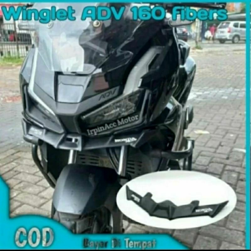 Honda Adv 160 150 Winglet Honda PNP ADV 160 150 Fibers Front Winglet ...