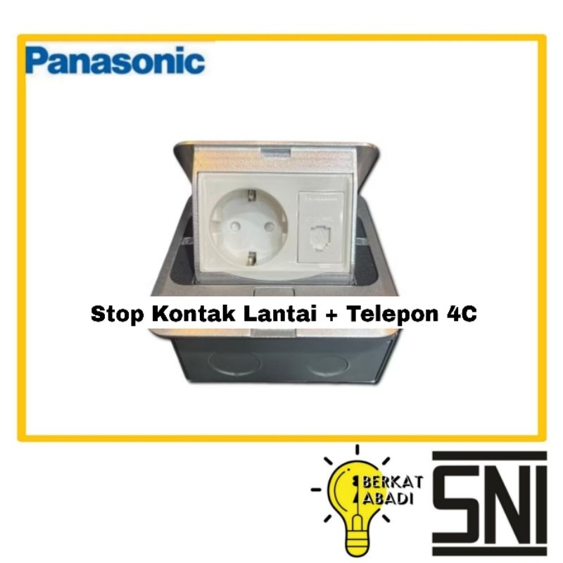 Panasonic Floor Socket + 4C Telephone | Shopee Philippines