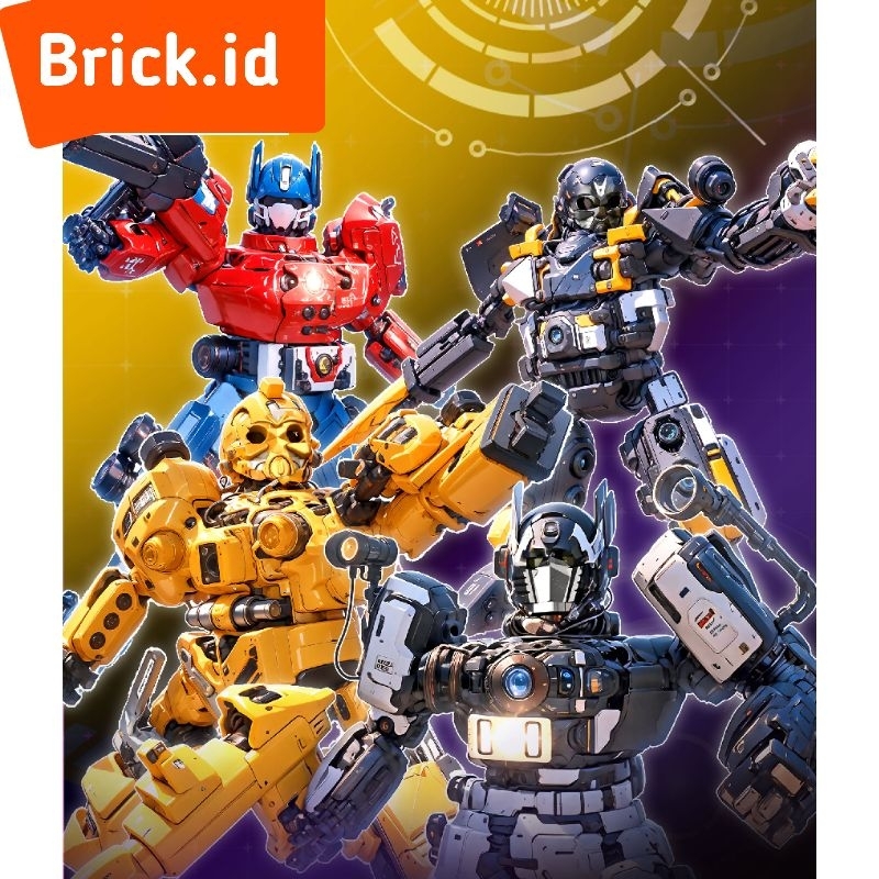 Morphing mecha toy figure Brick robot transformers optimus prime bumblebee shockwave | Shopee ...