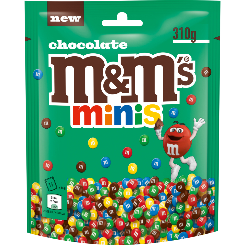 M&m's Minis Chocolate pouch 310gram Chocolate from Europe | Shopee ...