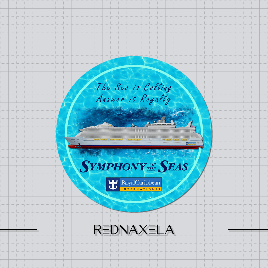 Royal Caribbean Symphony of the Seas Cruise Ship Vinyl Sticker | The ...
