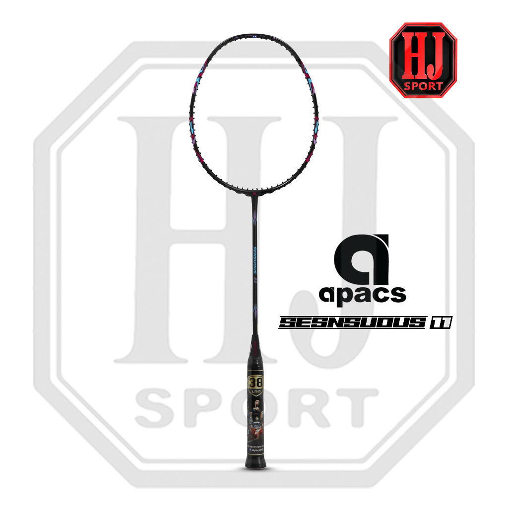 Original Apacs Sensuous Badminton Racket 11 Bonus Strings and ...