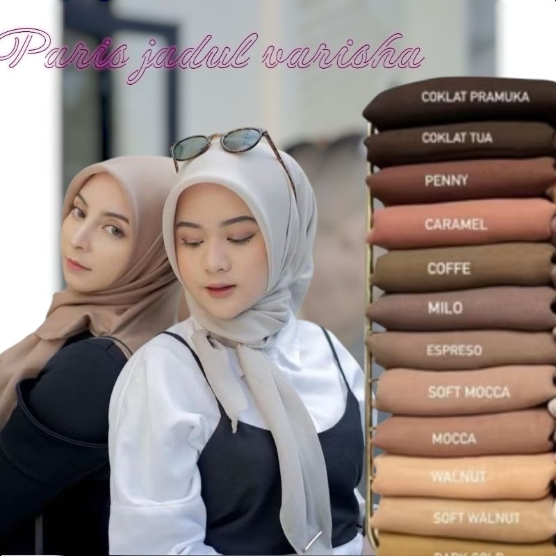Paris QUALITY HIJAB//VARISHA/AZARA/REDROSE QUALITY | Shopee Philippines