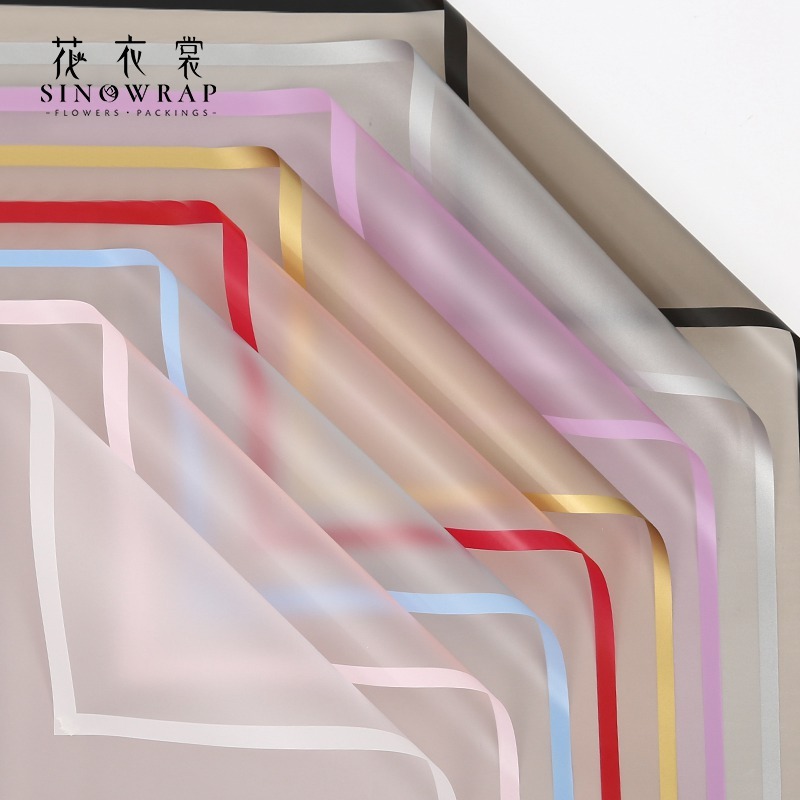 (5 SHEETS) TRANSPARENT FLOWER BOUQUET PAPER, SEMI TRANSPARENT WRAPPING ...