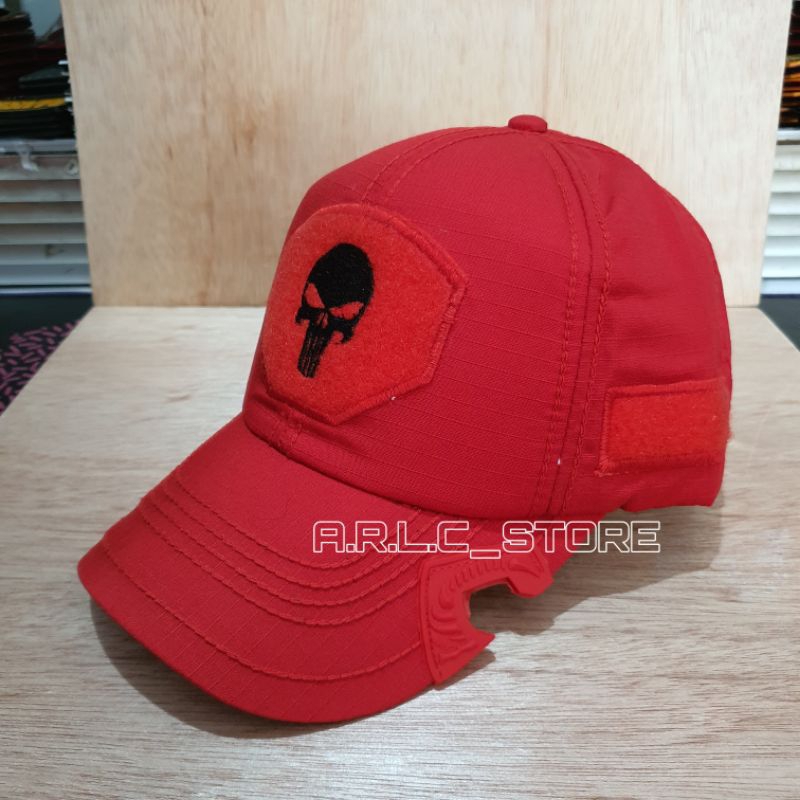 MERAH Tactical funisher red coak hat full ripstok cotton baseball caps ...