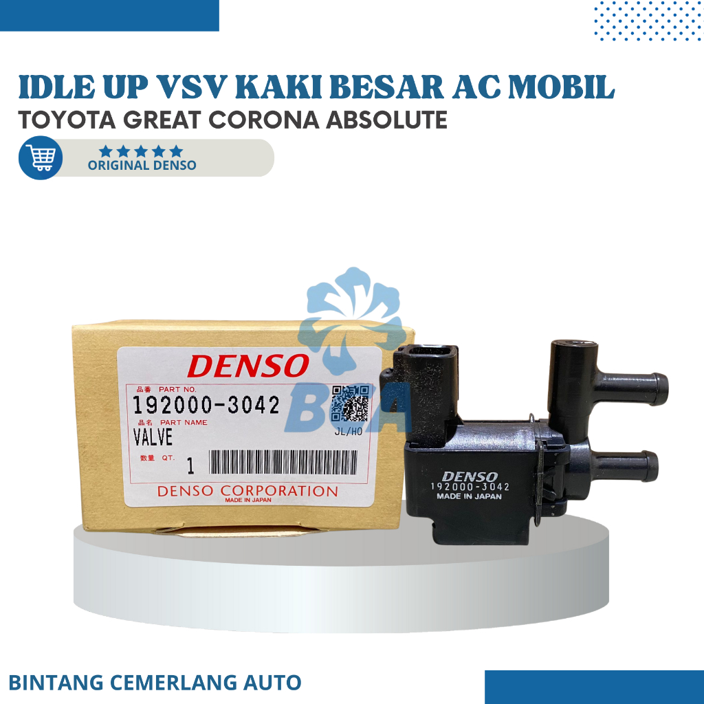 SELENOID VACUM IDLE UP VSV Car AC Toyota Great Corona Absolute BIG FOOT ...