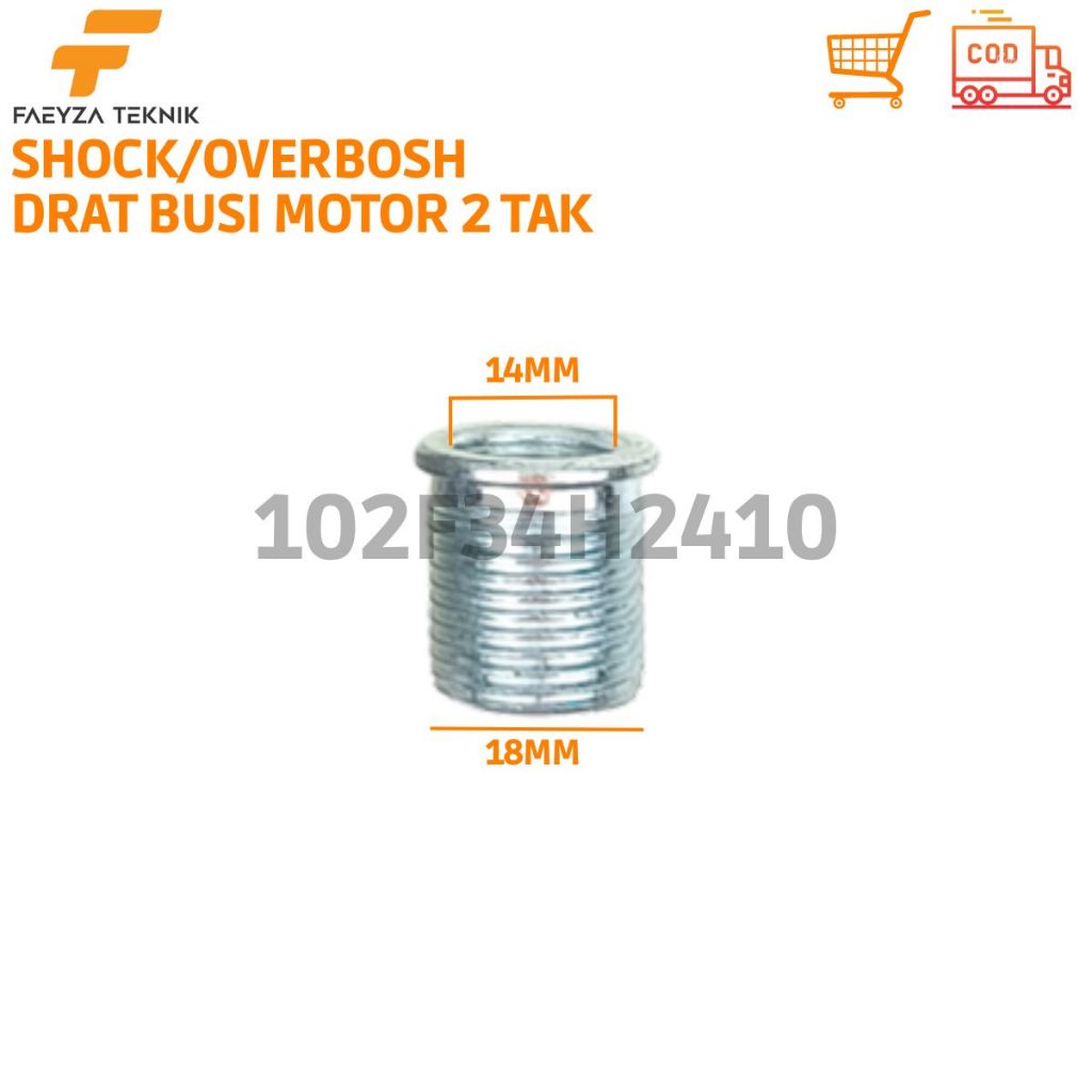 M14 x 1.25 Spark Plug Shock Overbosh 2 Stroke Motorcycle Spark Plug RX ...