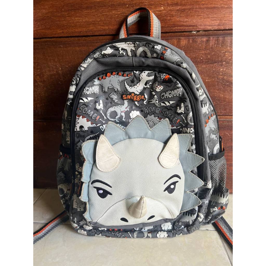 Smiggle Backpack Bag Original Dinosaur Junior Children's Backpack ...