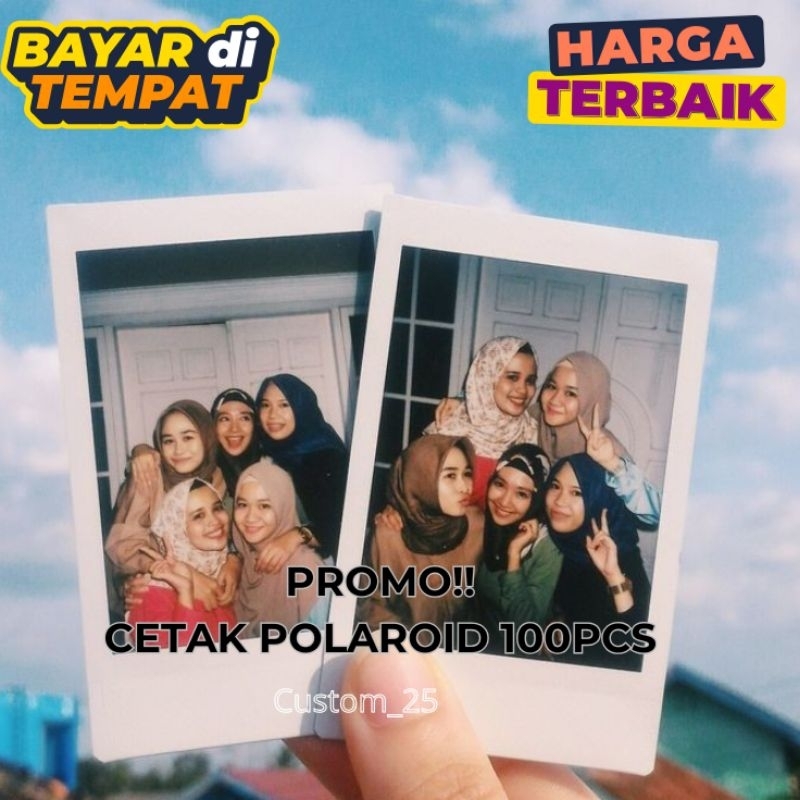 Practical 100PCS POLAROID PHOTO PRINTING PACKAGE | Shopee Philippines