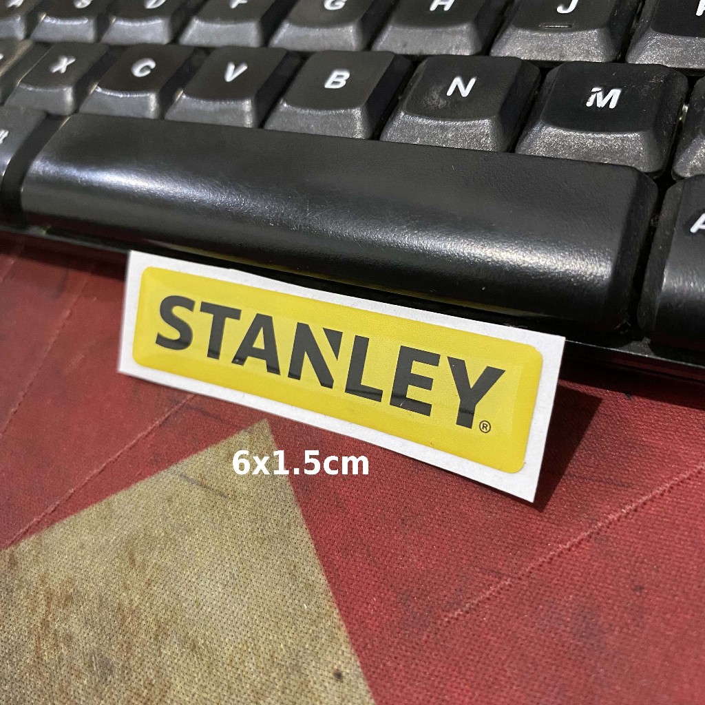 Stanley Resin Embossed Sticker Small 3D Lycal Sticker Logo Unit ...