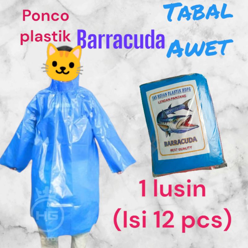 Wholesale plastic raincoats 1 dozen baruda contains 12 pcs | Shopee ...