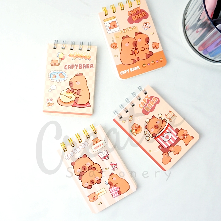 Capybara Pocket Notepad Capybara Motif Pocket Book A7 | Shopee Philippines