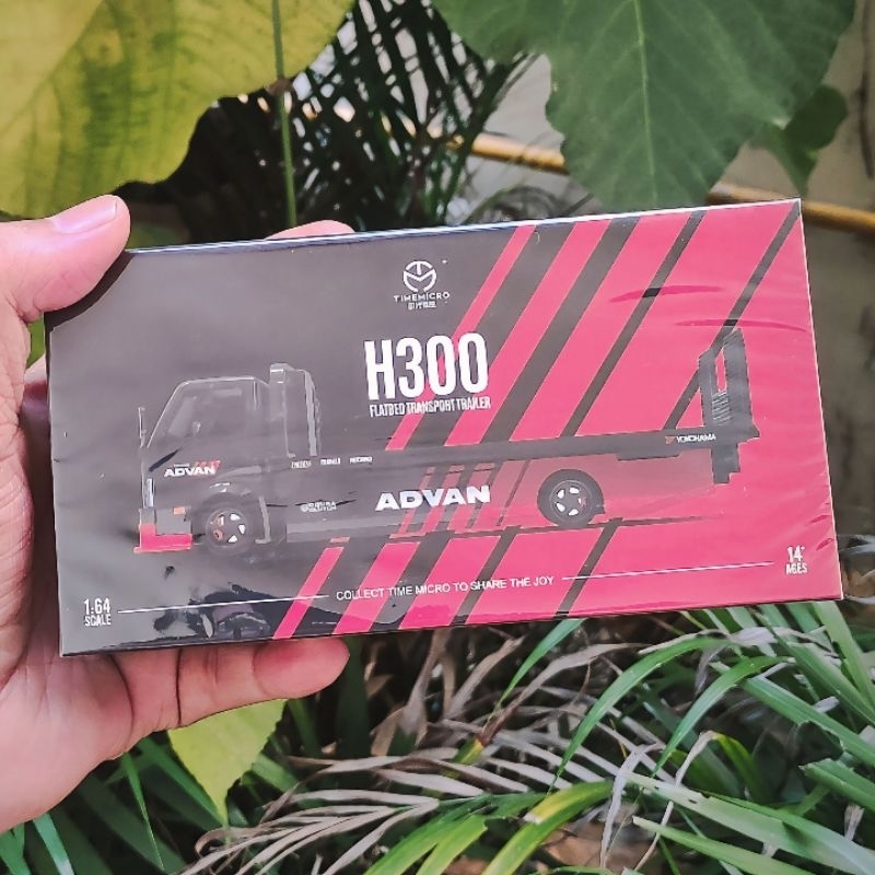 Time Micro Hino H300 Flatbed Transport Trailer Truck ADVAN (Limited ...