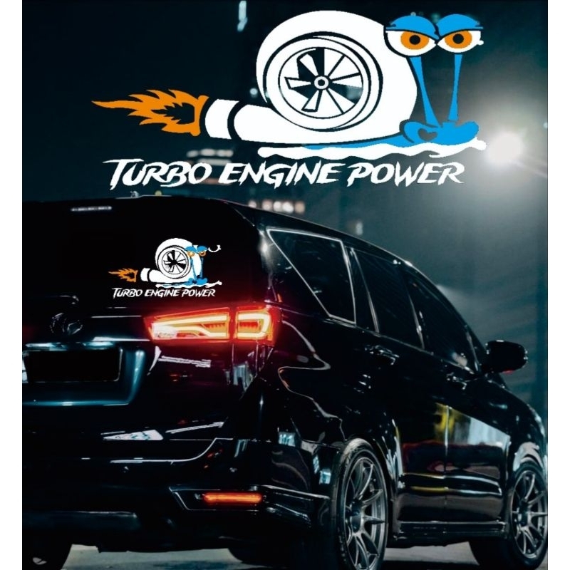 Turbo ENGINE POWER CAR sticker | Shopee Philippines