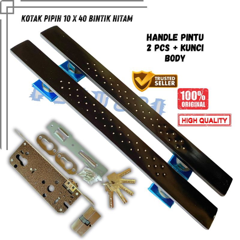 HITAM House Door Handle 45 cm BLACK SPOT House Door Handle 2 Doors ...