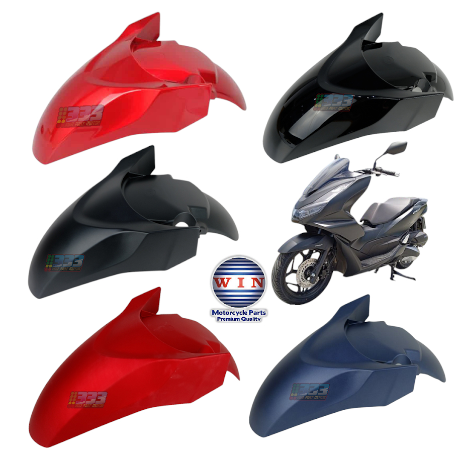 MERAH HITAM PUTIH Front fender, quality PCX 160 front fender, win brand ...