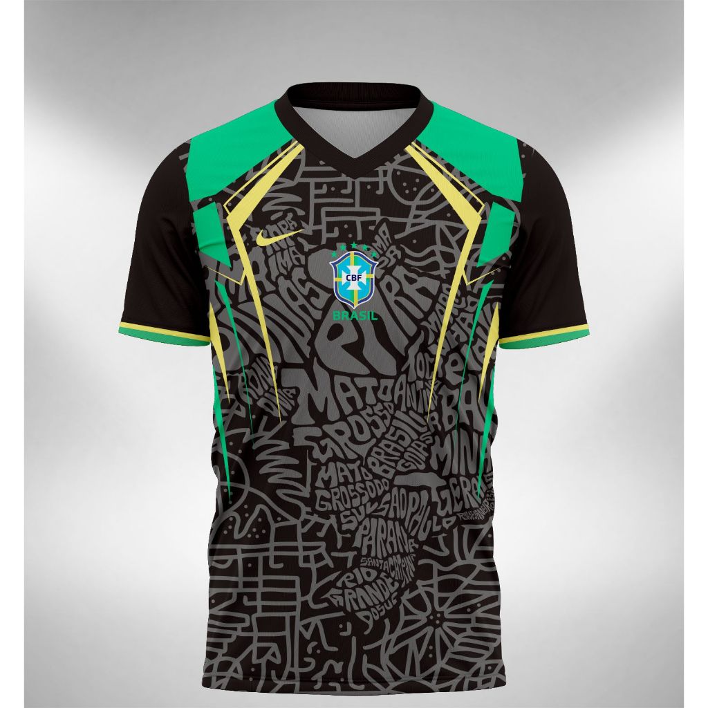 Brazil BRAZIL 2025 Jersey full printing | Shopee Philippines