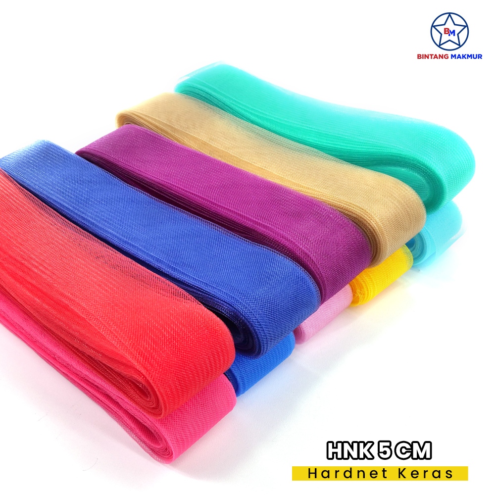 Bintang Makmur - 5cm Hardnet / Yure Ribbon / Thick Mesh Ribbon / Stiff ...