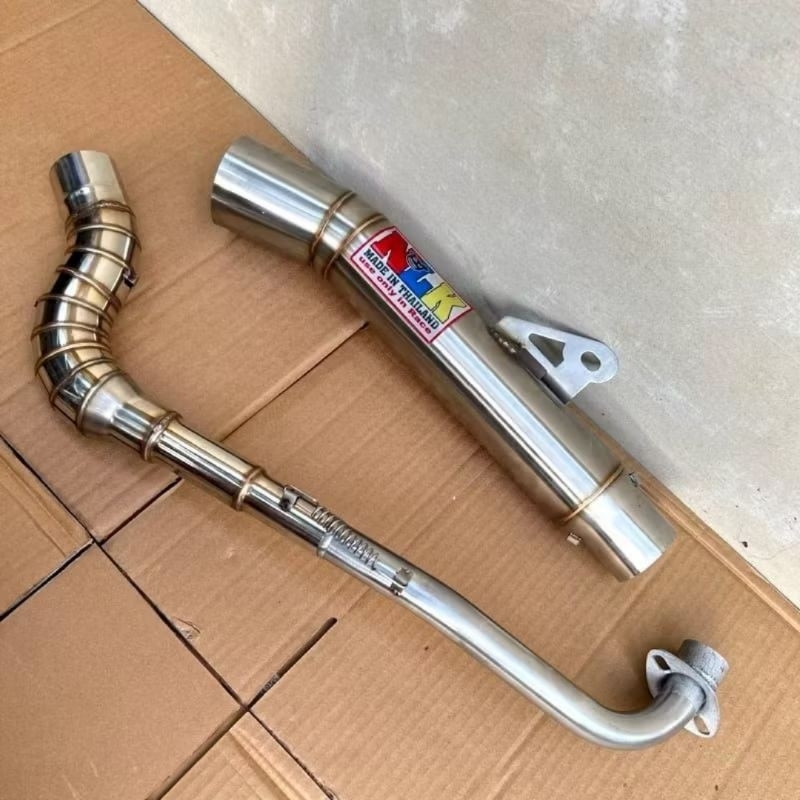 NLK open spec tube pipe 1set exhaust wave 100 110 125 xrm fury rs125 ...