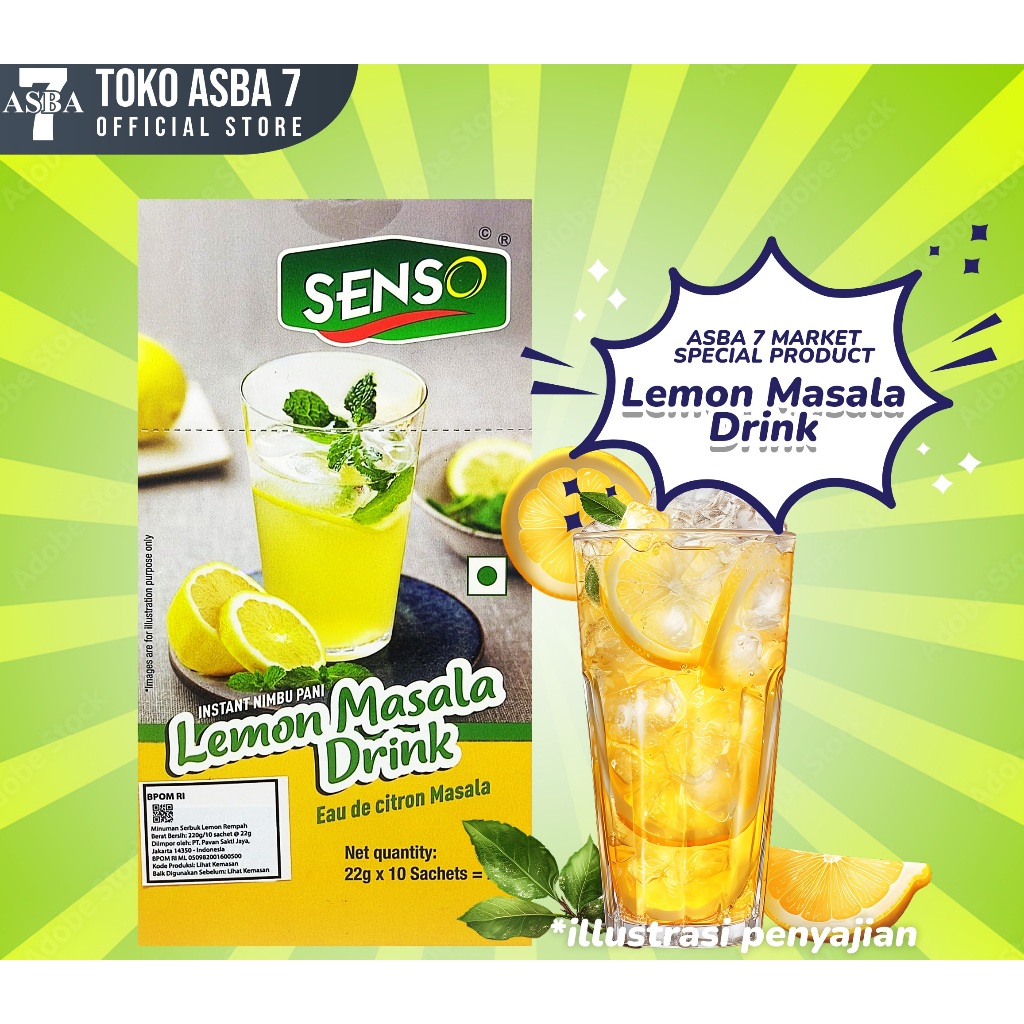 Senso CHAI KARAK LEMON MASALA DRINK 220 G | Shopee Philippines
