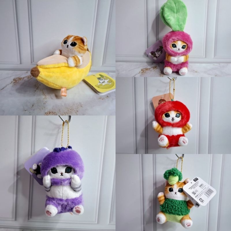 GANTUNGAN [READY]Mofusand Vegetable Keychain/Mofusand Doll Keychain ...
