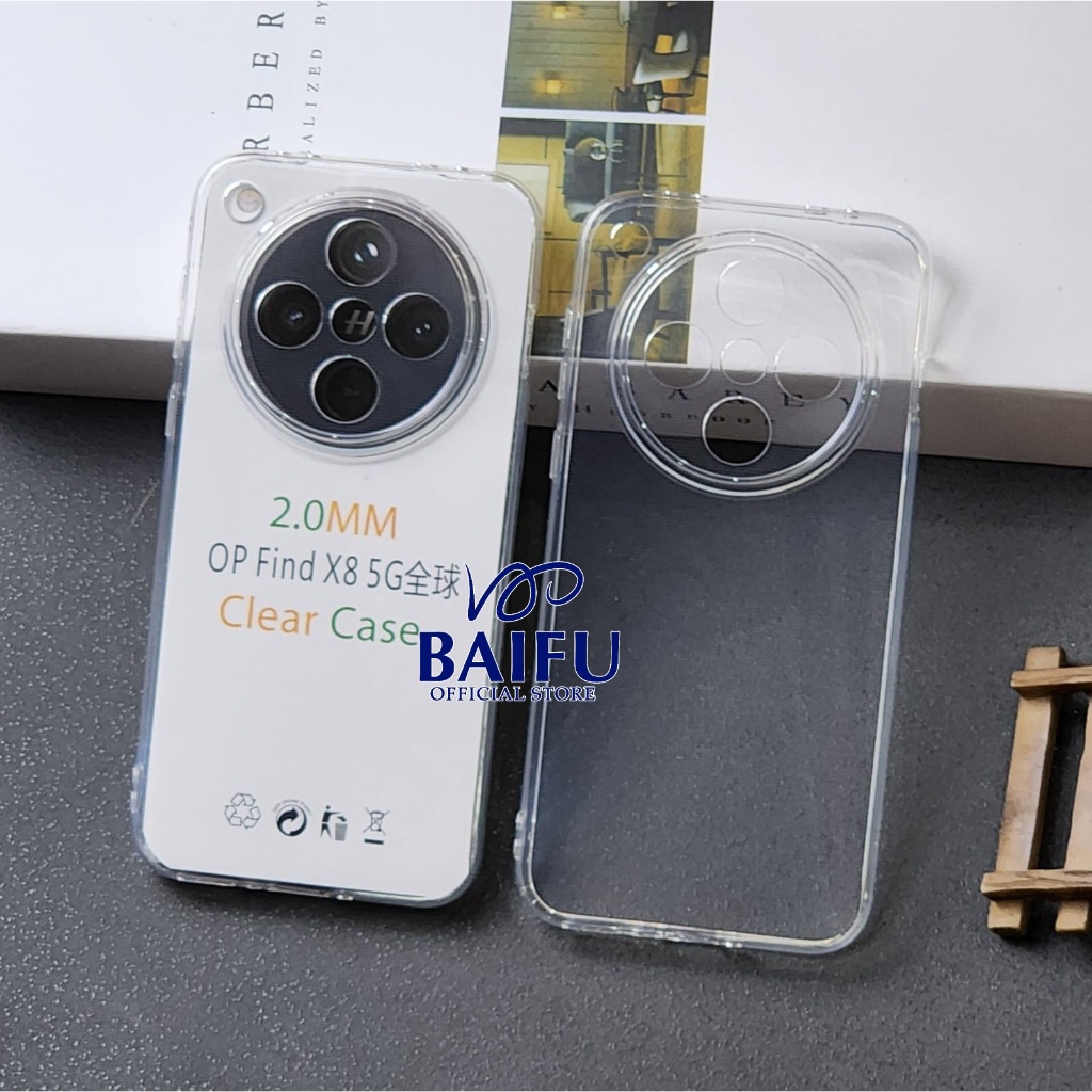 Oppo Find X8 Oppo Find X8 Pro Clear Case Bening Case 2.0mm Case Bening ...