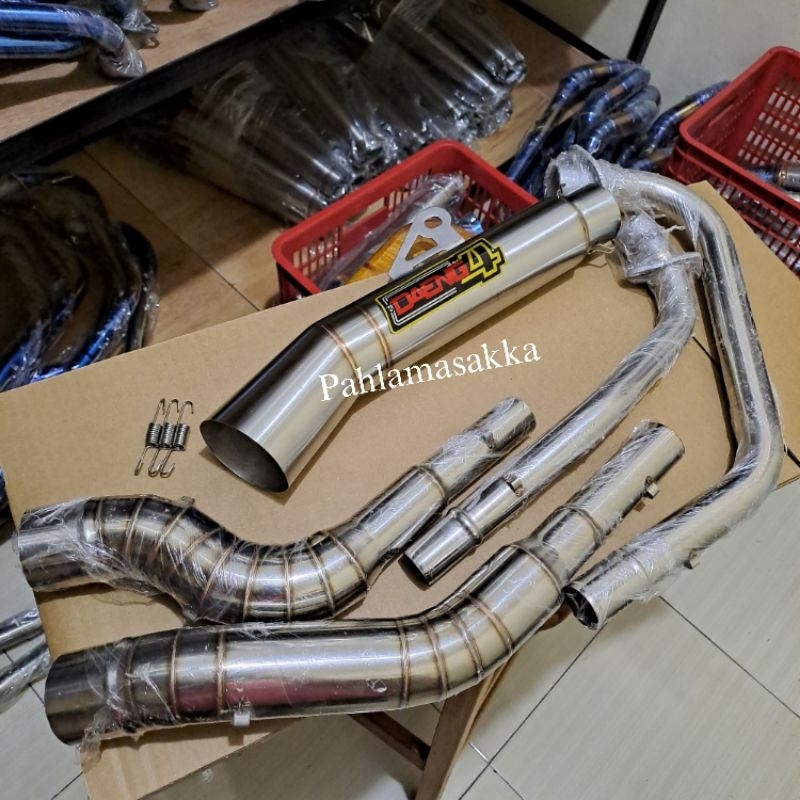 1set Daeng Sai4 OPEN tube exhaust pipe Tmx 125 155 pinoy skygo 125 150 ...