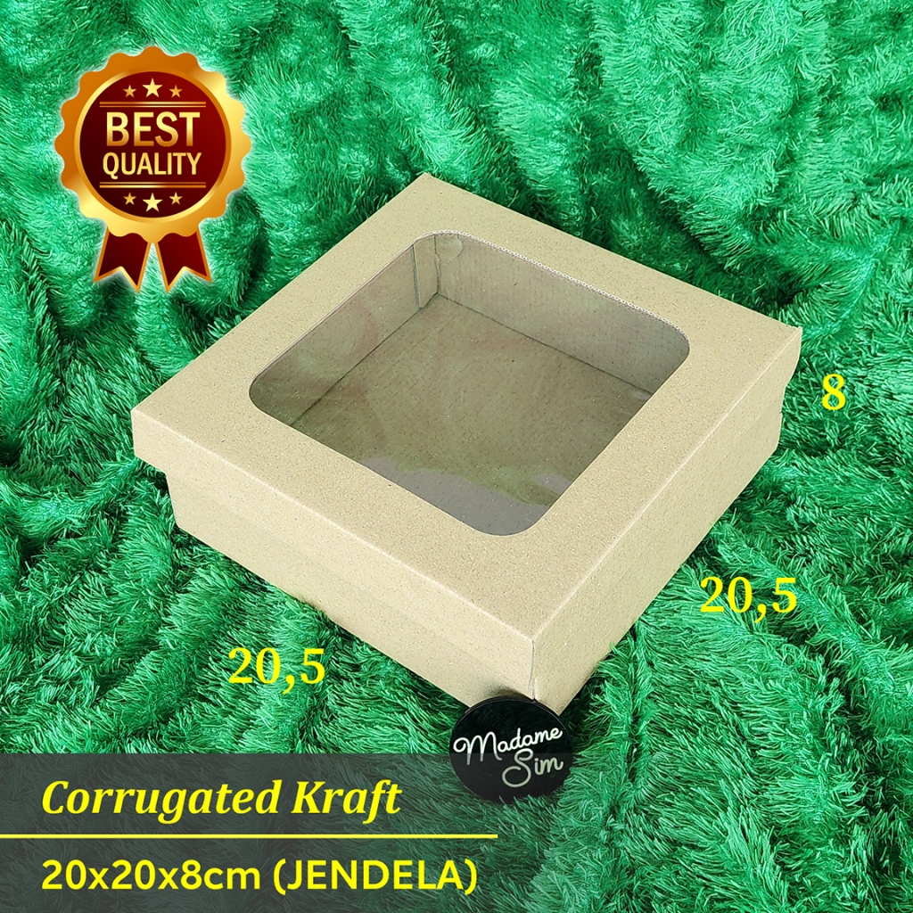 Cake BOX - CAKE BOX - DUS BOLU 20x20x8 - WINDOW (CONTENTS: 10 PCS ...