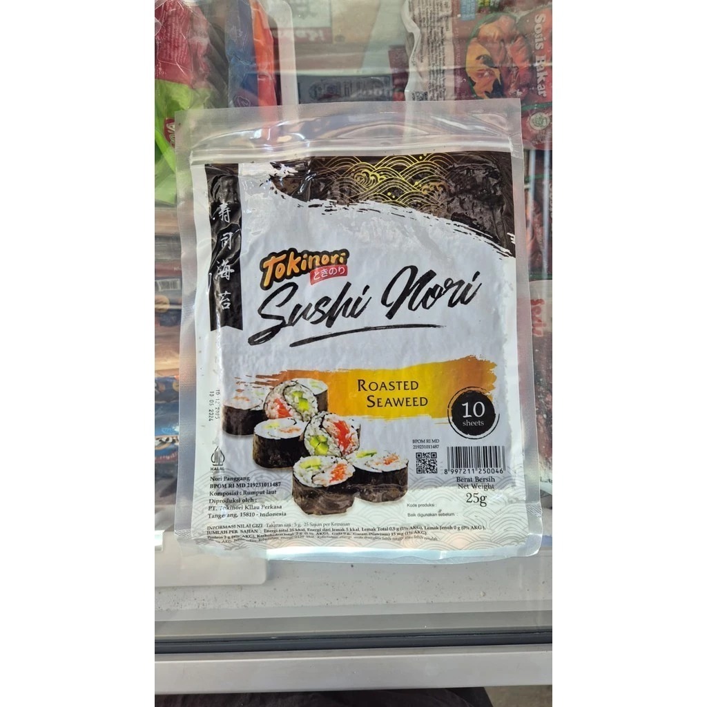 Nori 10 SHEETS TOKINORI 10 SHEETS SUSHI NORI 10 SHEETS TOKINORI SUSHI ...