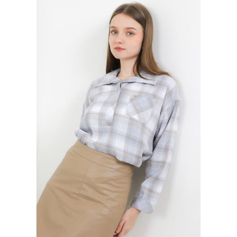 TRISET-TR BRAND WOMEN'S BLOUSE3096901 | Shopee Philippines