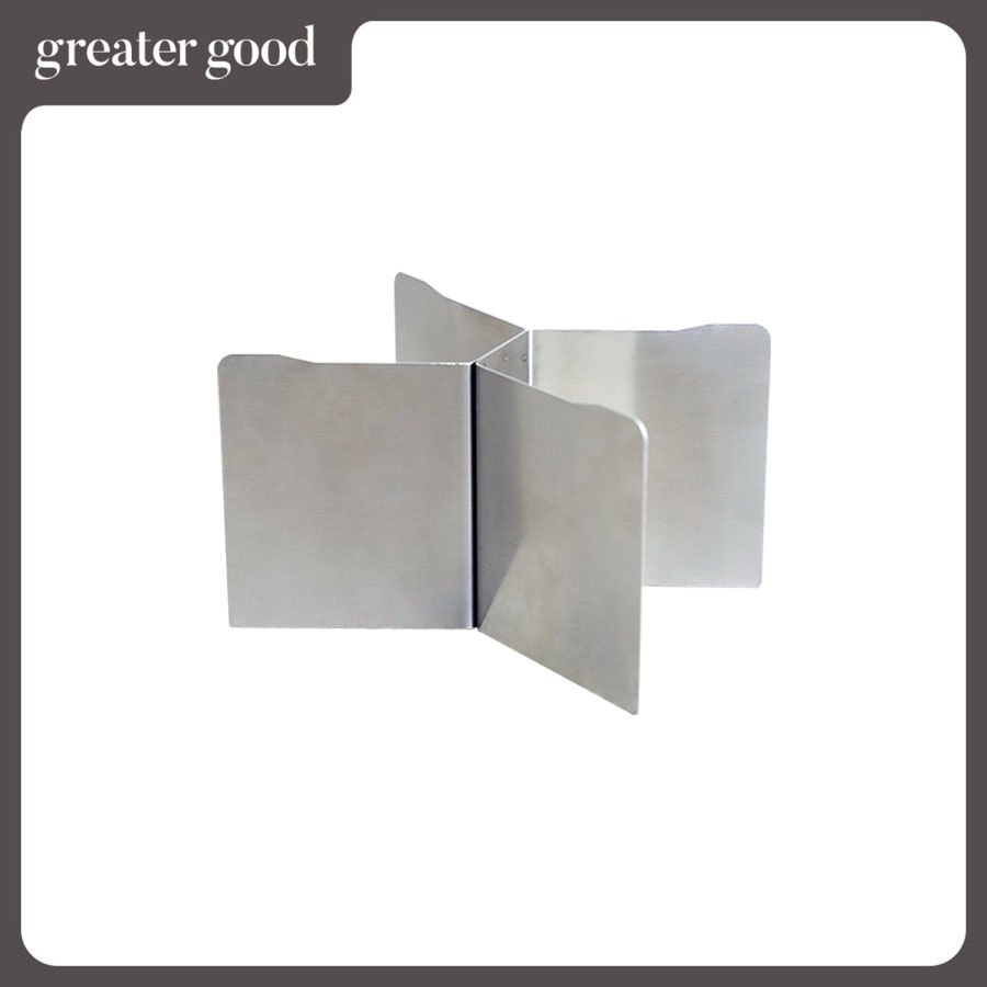 Greater Good - 4 Compartments Stainless Steel Food Divider for Round ...