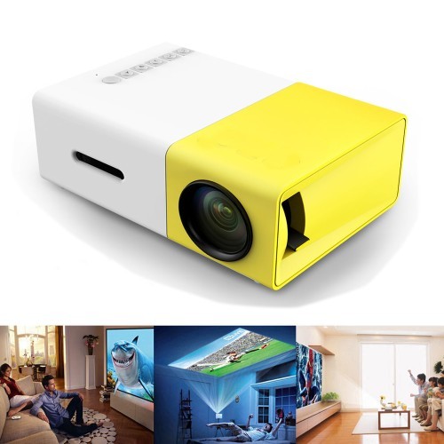 Smart Mini LED Projector YG300 Projector / YG-300 / YG 300 LCD HDMI ...