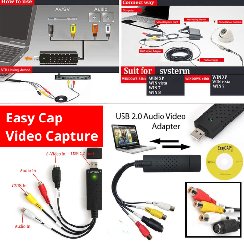 Easycap Easy Cap Video Capture USB DVD AV Capture Video Card Adapter ...
