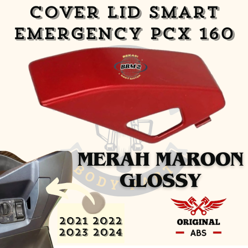 MERAH Lid Smart Emergency Cover ignition key Cover PCX 160 K1Z 2021 ...