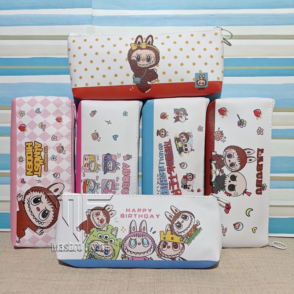 Labubu Character Pencil Case Stationery / labubu cosmetic holder ...